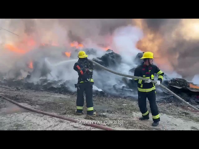 Sumqayıtda karton istehsalı müəssisəsində YANĞIN olub - Oxu.az