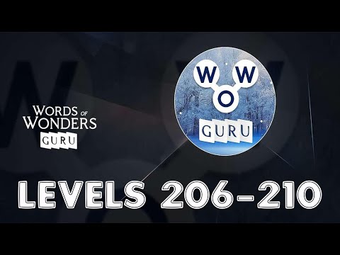 Words of Wonders: Guru Levels 206 - 210 Answers