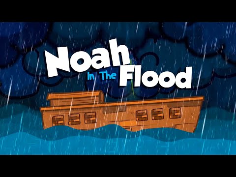 Noah In the Flood ⛈️🌈 | Noah's ark | Animated Bible Stories | My First Bible | 05