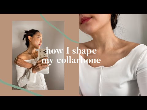 How To Shape Your Collarbone at Home | get prominent & defined collarbones in 3 minutes