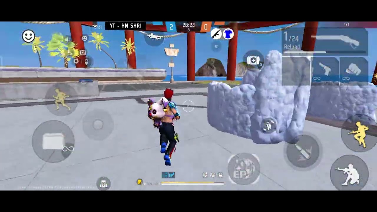 Free Fire 1v1 Craftland 🔥 Custom Room PRO Battle