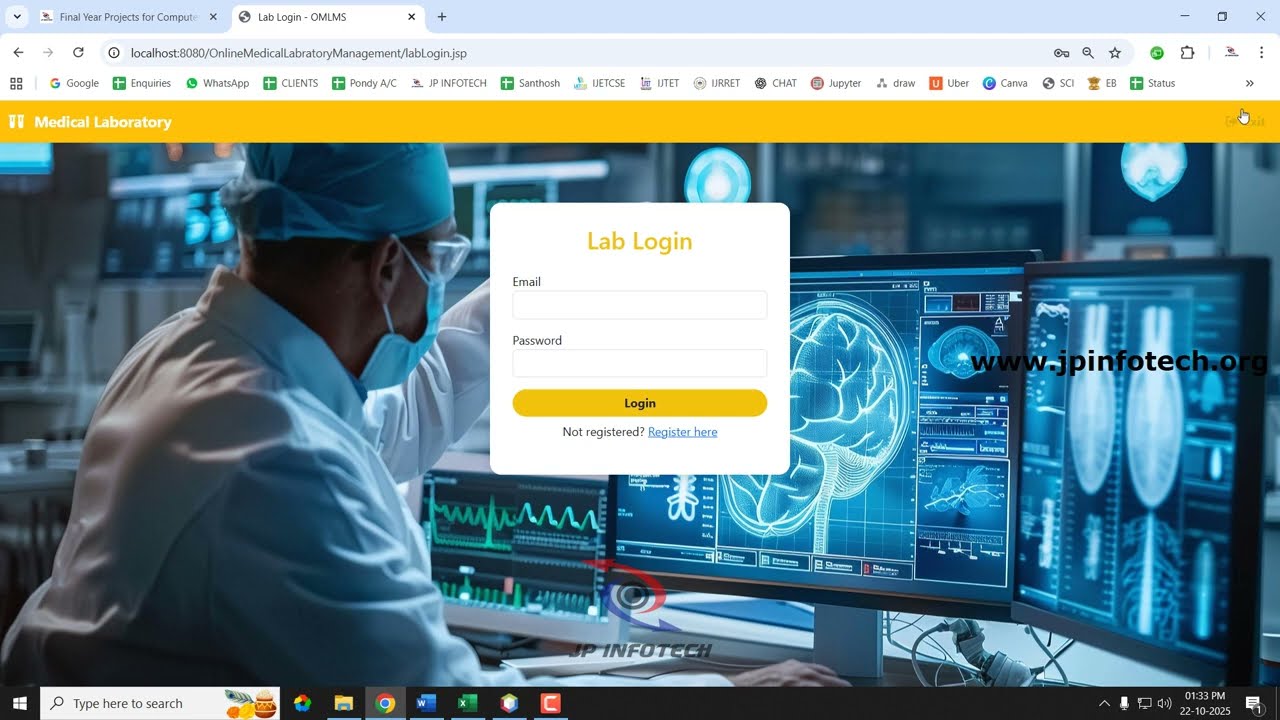 Online Medical Laboratory Management System | Java Web Development Project 2026