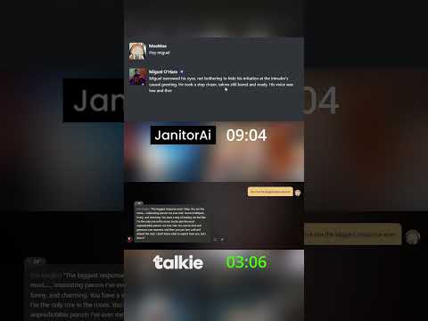 Talkie ai vs Janitor ai Speed Test