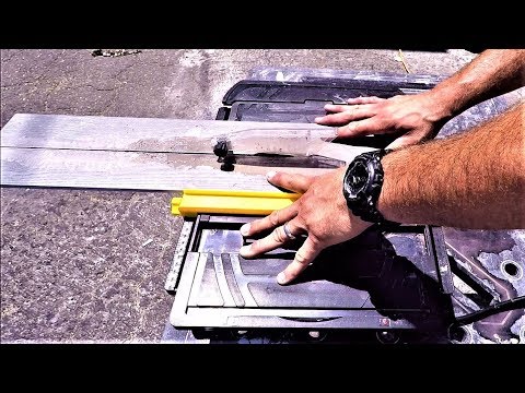 Testing the Cheapest Table Tile Saw on AMAZON
