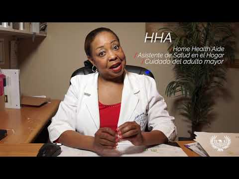 Home Health Aide Explian in Spanish