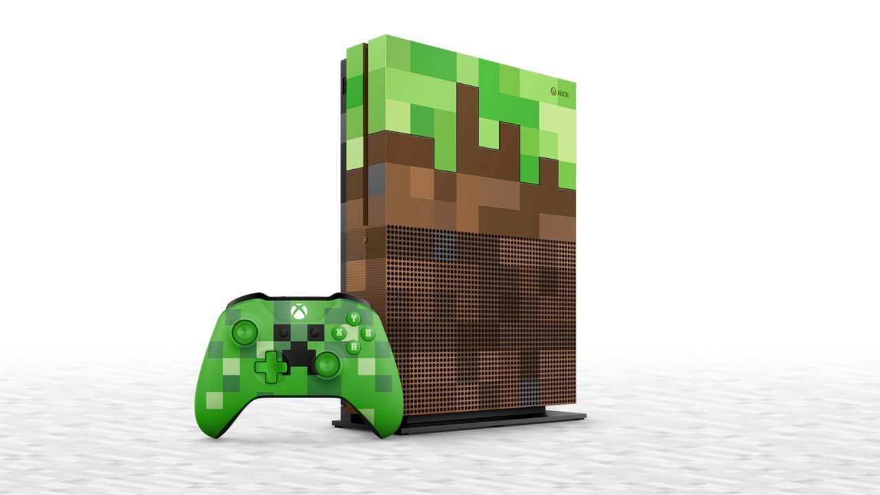 Introducing: the Xbox One S Minecraft Limited Edition Bundle!