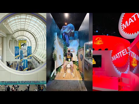 San Diego Comic-Con 2022 VLOG! Mattel Jurassic Displays, Panels, Toys, and More!