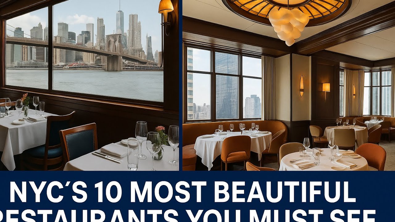 10 Most Beautiful Restaurants in NYC (Dining in Style)”you must see 
