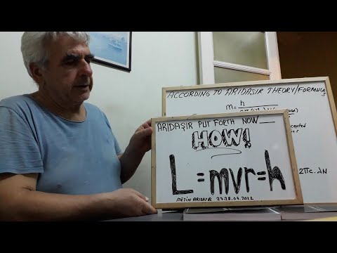 Planck Constant is Angular Momentum! ...of Electron(ARIDAÅžIR)