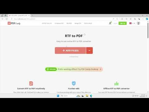 How to Convert RTF to PDF