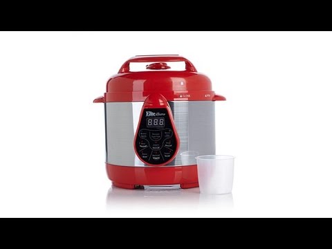 Elite Bistro 2qt Electric Pressure Cooker with Recipes