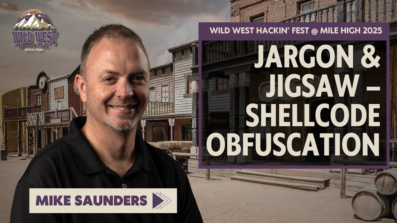 Jargon & Jigsaw: Shellcode Obfuscation | Mike Saunders
