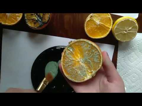 At Home With Art: Citrus Block Print