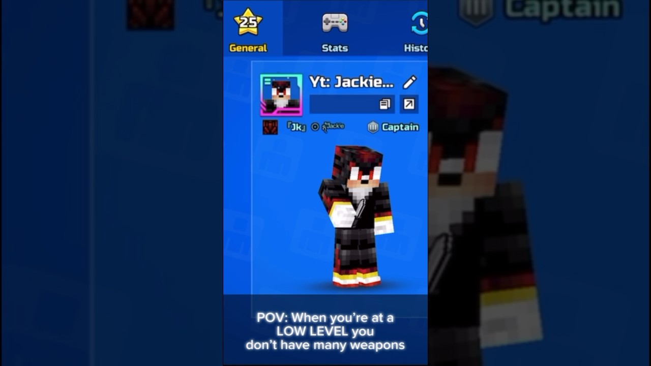 POV: you’re lowest level in Pixel Gun 3D #pixelgun3d #pg3d #pixelgun #pixelrush  #jackiepg3d