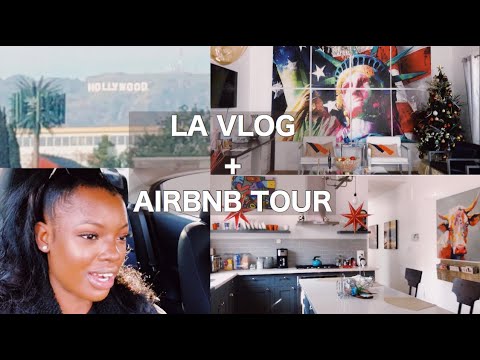 Travel Vlog: LOS ANGELES, CA + AIRBNB TOUR 2020 | VitaminChi