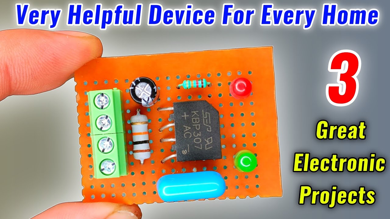 3 helpful Electronic projects for beginners