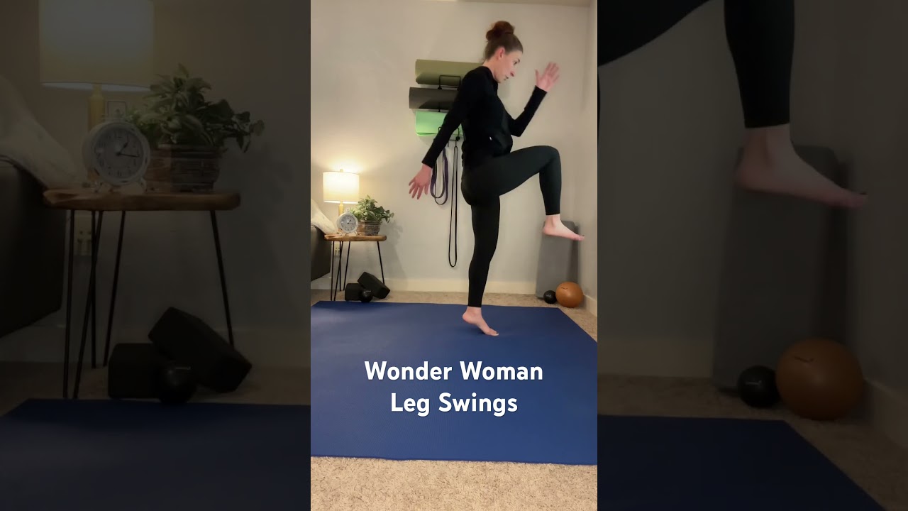Lunge with Leg Swings LOW Impact #shorts #lowimpactworkouts #lowerbodyworkout @busymommabliss