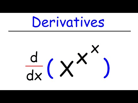 Derivative of x^x^x - Logarithmic Differentiation of Exponential Functions