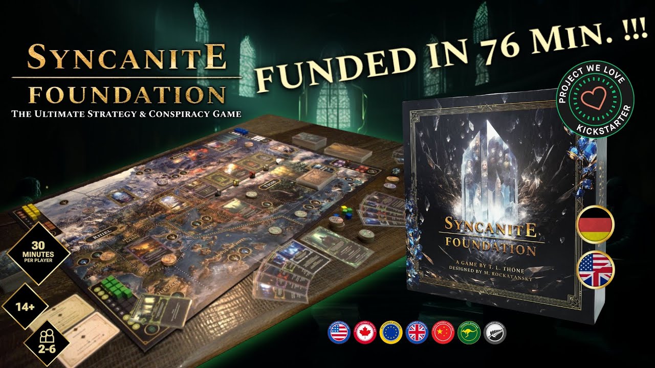 SYNCANITE FOUNDATION // Official Board Game Trailer