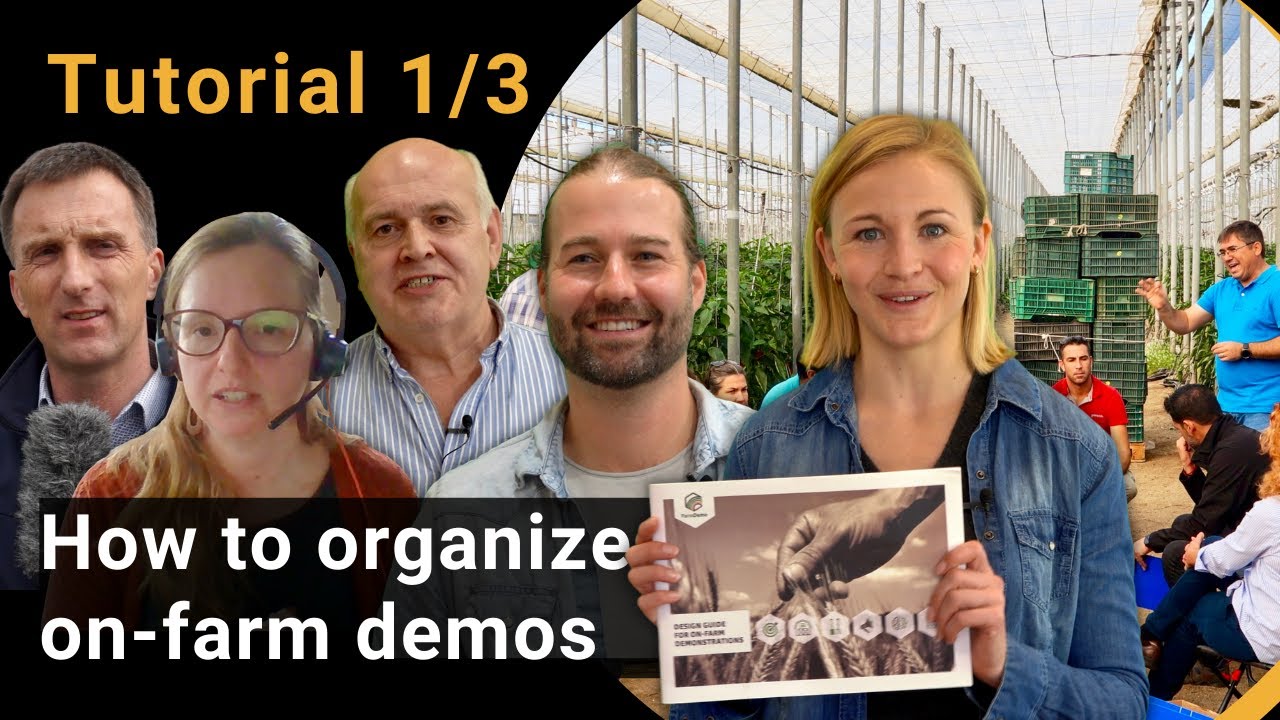 Six steps to design your on-farm demonstrations (FarmDemo Tutorial 1/3)