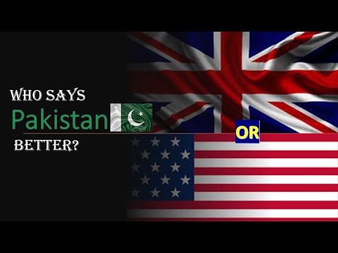 British vs American pronunciation of Pakistan | How to say Pakistan correctly |English pronunciation