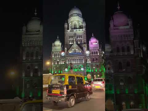 Mumbai CST - Chhatrapati Shivaji Terminus at night #mumbai