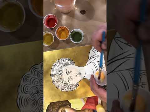 27 glazing panel with egg emulsion