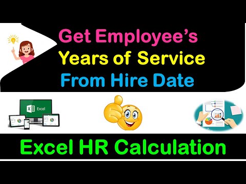 HR Calculation to Get Years of Service From Employee's Joining Date