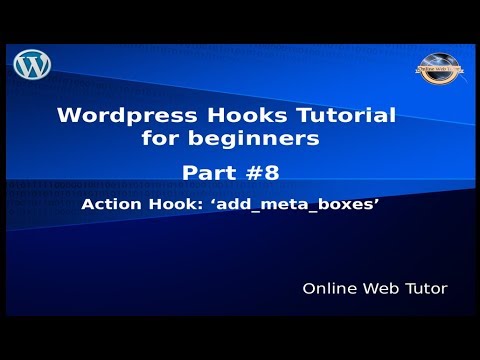 Learn Wordpress Hooks Tutorial for beginners from scratch 8 Action hook add meta boxes - Mind Luster