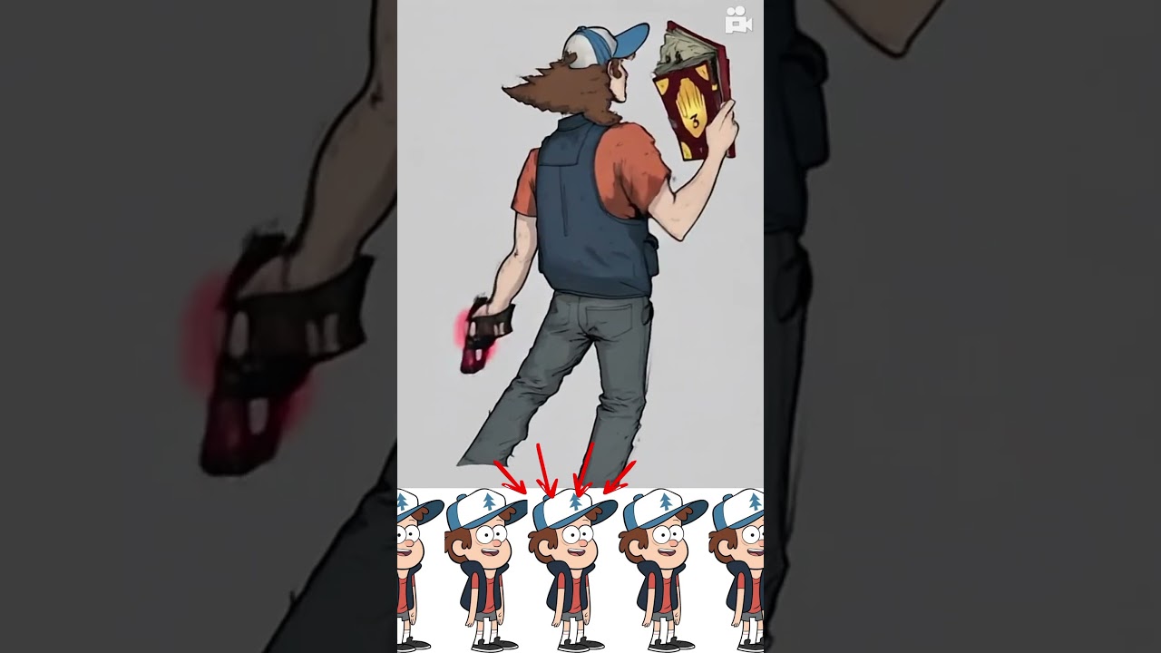 Gravity Falls Fanart Redesign Dipper #gravityfalls  #fanart #drawing
