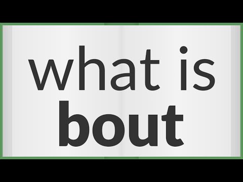 Bout | meaning of Bout