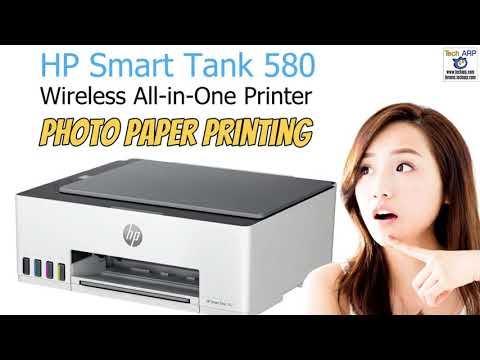 HP Smart Tank 580 Photo Paper Printing In 4K!