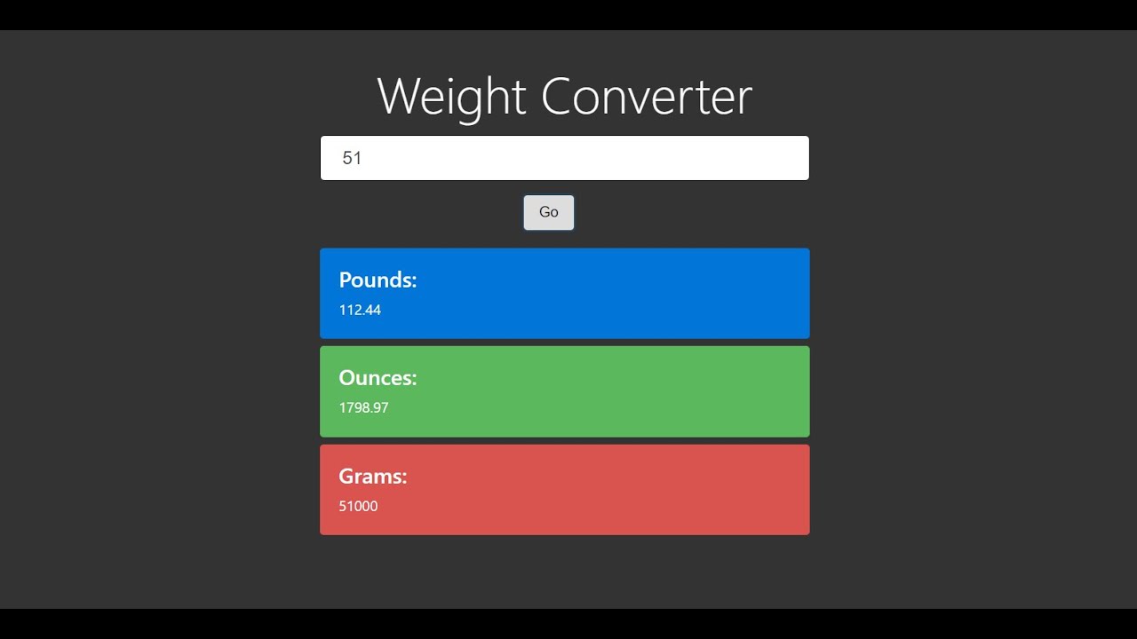 How to Create GUI application using python | Weight Convertor using Tkinter
