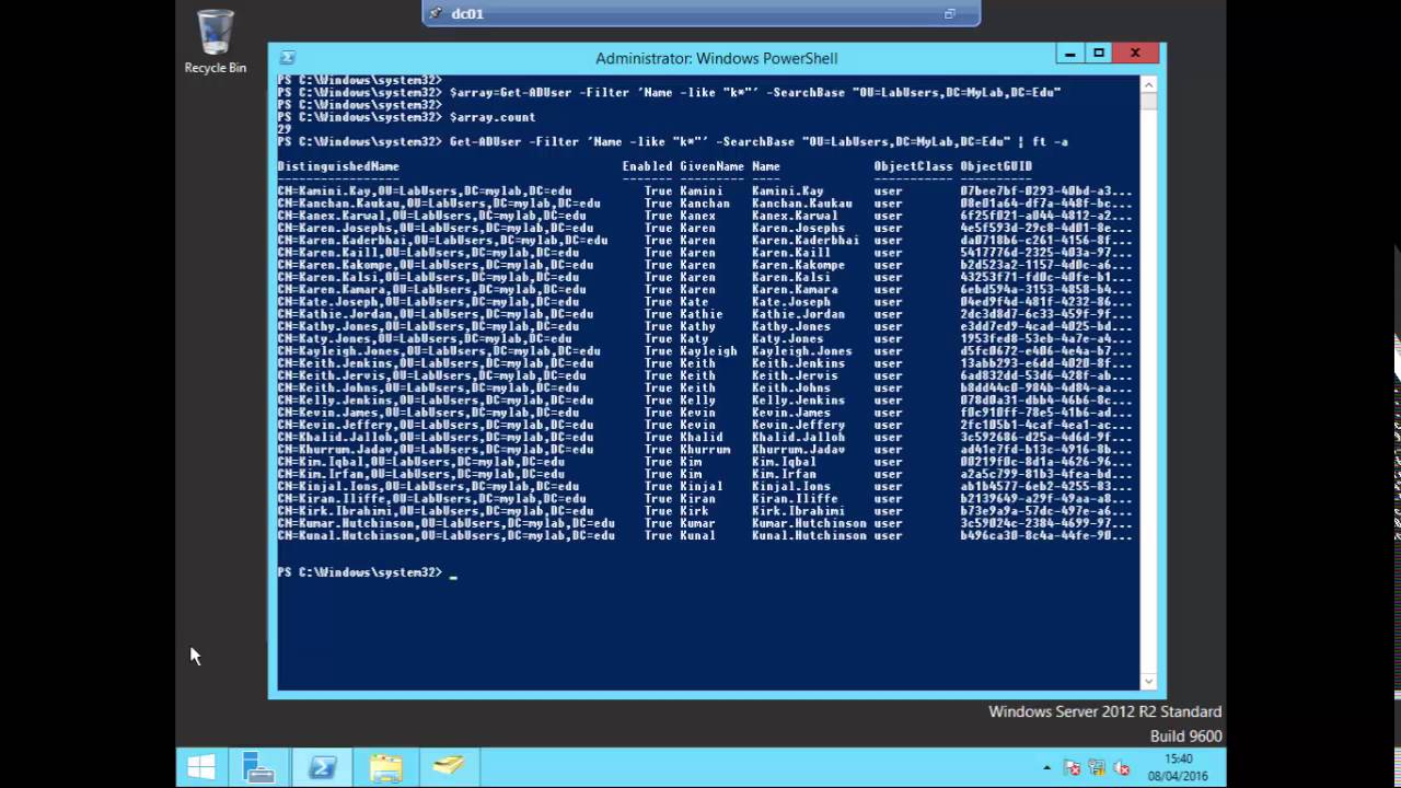 How to add and remove users in an Active Directory security group