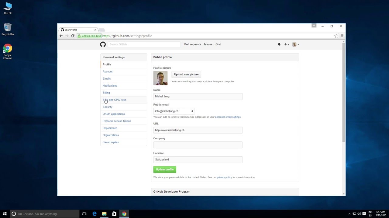 How to set up SSH keys for Git and Github