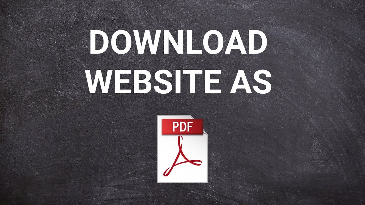 ⏬ How to download website as PDF | Without additional programs ⏬