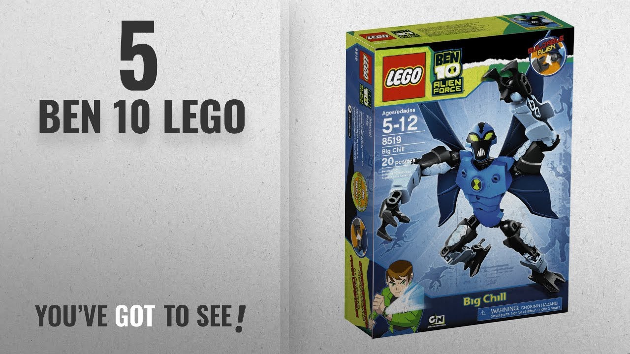 Top 10 Ben 10 Lego [2018]: LEGO Ben 10 Alien Force Big Chill (8519)