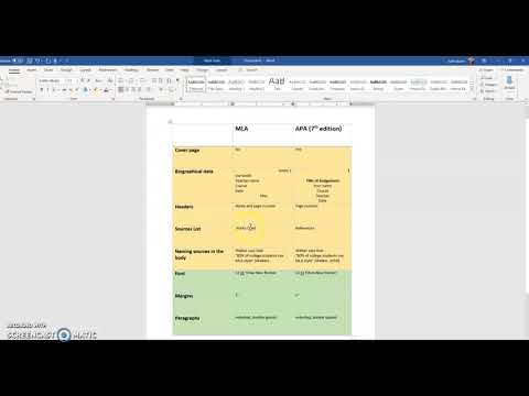 MLA vs. APA Format: Quick General Overview