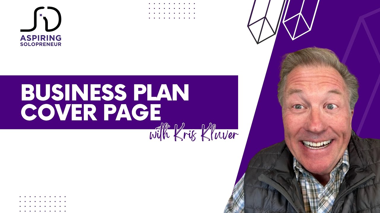 Business Plan Cover Page