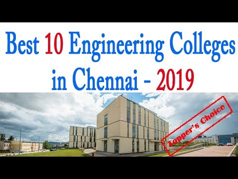 Top 10 Engineering Colleges in Chennai - 2019 | Best Engineering Colleges in Chennai 2019