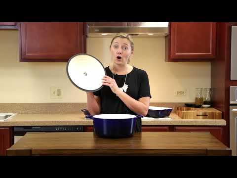 Addy Gundry and La Cuisine's Enameled Cast Iron Round Casserole
