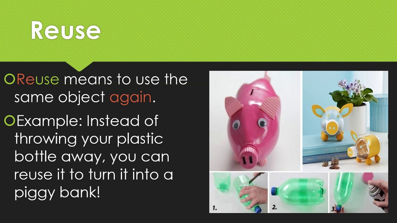 The 4R Recycle, Reduce, Replace and Reuse