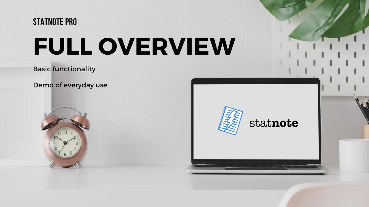 StatNote PRO: Full Overview