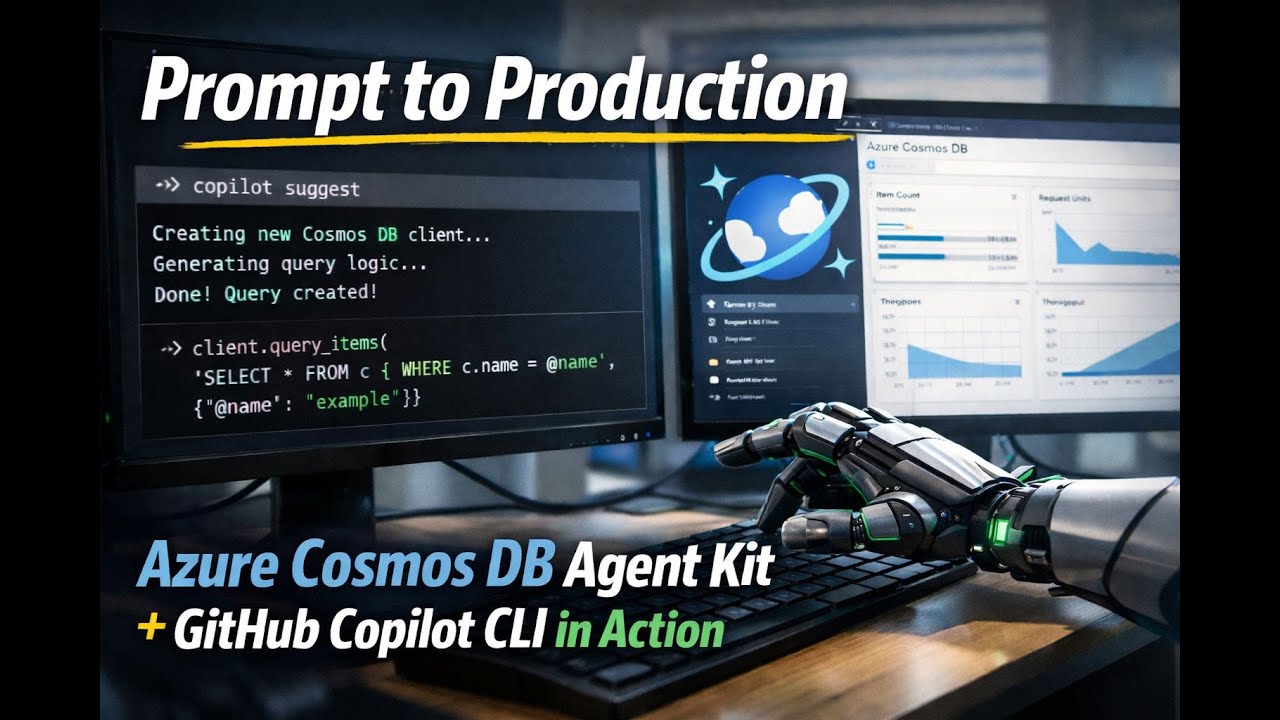 From Prompt to Infrastructure: Azure Cosmos DB Agent Kit + Github Copilot CLI in Action