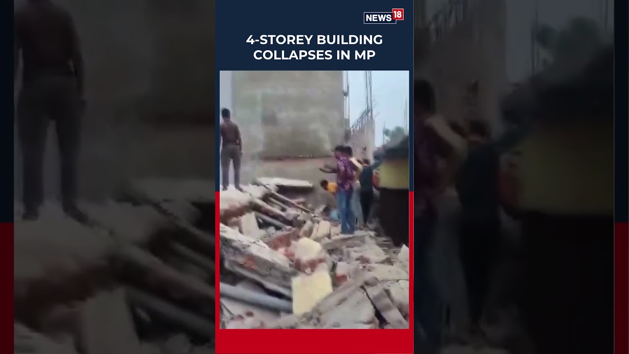 Breaking: Four-Storey Lodge Collapses in Kotma, Madhya Pradesh – Rescue Underway | N18S