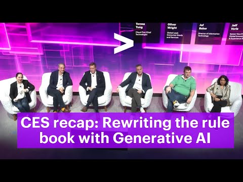 CES recap: Rewriting the rule book with generative AI