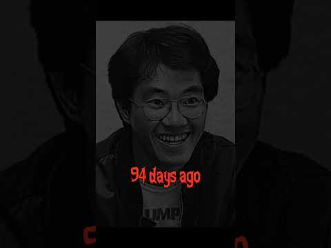 Akira toriyama died 3 months ago...... #anime #animeedit #dbz #akiratoriyama #rip