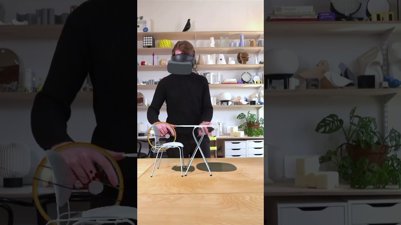 VR/AR design of a table and chair by@nickpbaker.video  @nickpbaker#vr #ar  #design#technology