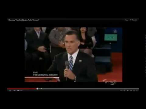 Mitt Romney Has "Binders Full of Women"