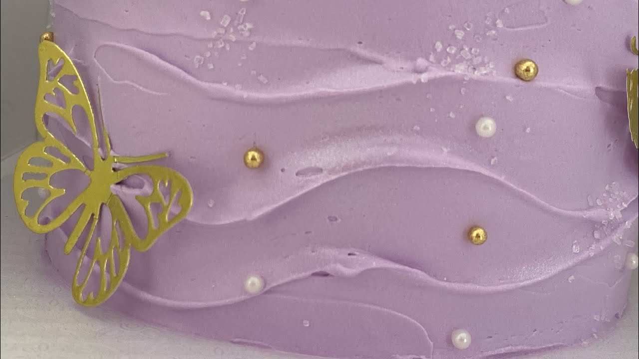 Para principiantes| Pastel sencillo en ondas 🌊| ideal para principiantes 🦋| chantilli